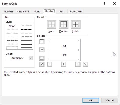 Changing The Color Of A Cell Border Microsoft Excel