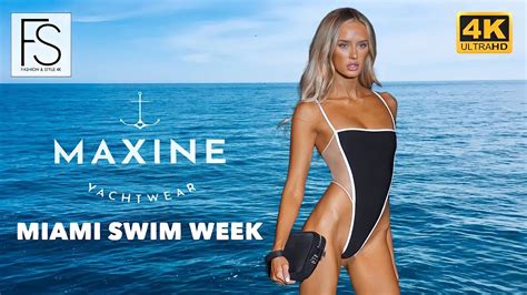 Miami Swim Week S Maxine Yacht Wear Full Show K Uhd Sustainable