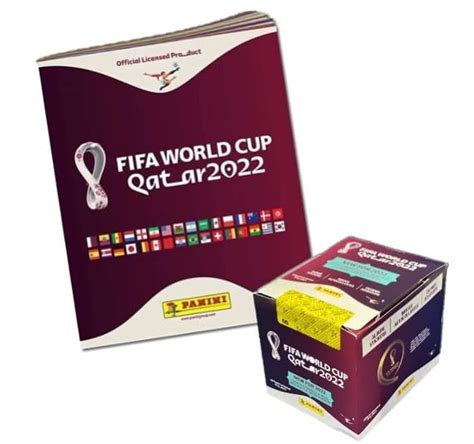 Panini FIFA World Cup Qatar 2022 Album Box 50 Packs 5 Stickers Per