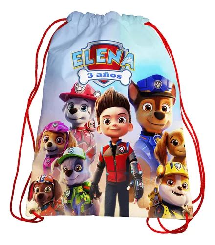Paw Patrol Morralitos Personalizados Recuerdos Fiestas Pz Env O Gratis