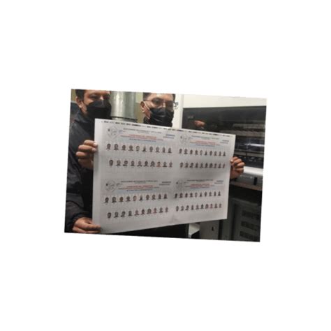 En marcha la impresión de papeletas para las elecciones del 2023