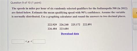 solved question 1 of 10 1 point view problem in a pop up
