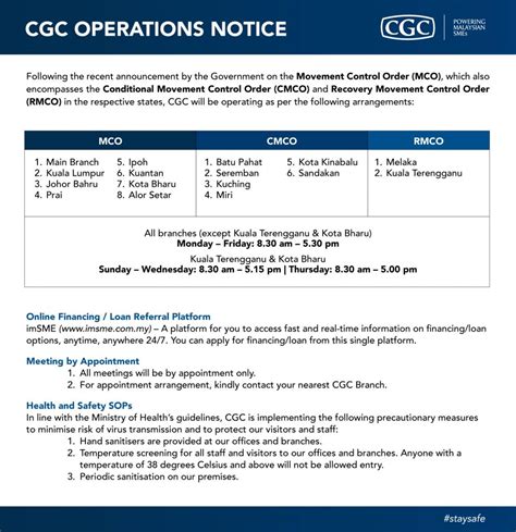 CGC Operation Notice SocMed ENG Credit Guarantee Corporation