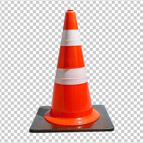 Premium PSD Traffic Cone Isolated On Transparent Background