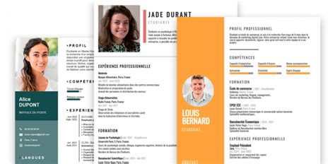 Comment Faire Un Cv Tudiant En Cr Er Cv En Ligne
