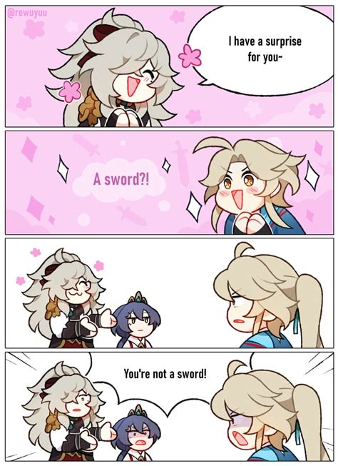 Jing Yuan Yunli And Yanqing Honkai And 1 More Drawn By Rewuyuu