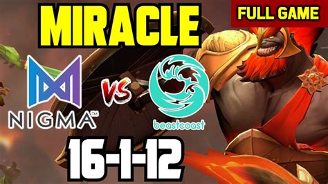 Miracle MID Mars OWNAGE POV Nigma Vs Beastcoast Animajor Group