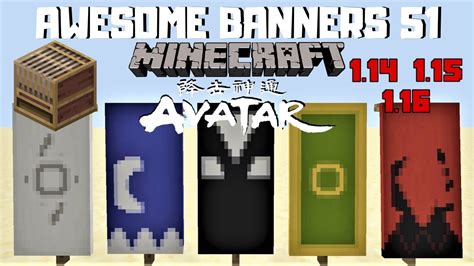 5 AWESOME MINECRAFT BANNER DESIGNS WITH TUTORIAL 51 LOOM YouTube