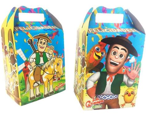 50 Cajas Dulceros Bolo Fiesta La Granja De Zenón en venta en La