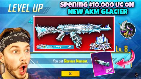 New AKM Glacier On Hit Effect Starsea Admiral Ultimate Set Crate