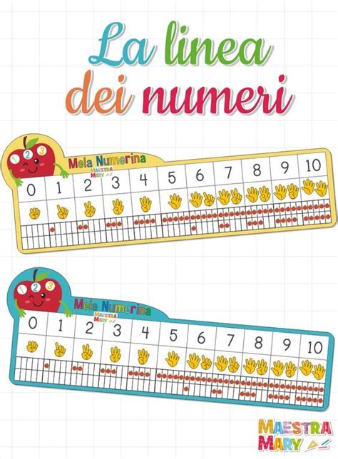 La Linea Dei Numeri Maestra Mary Artofit