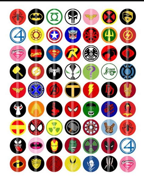 Super Herois Simbolos E Nomes Revoeduca