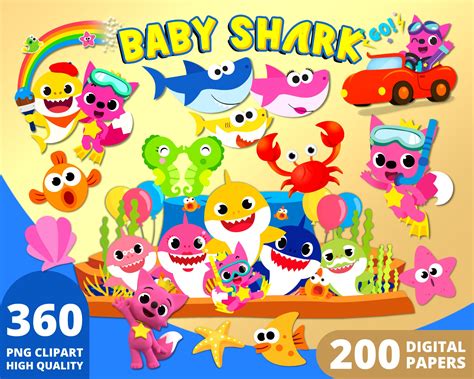 Baby Shark Clipart PNG CartoonPng