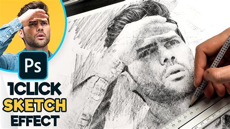 How To Create A Pencil Drawing From A Photo In Photoshop Line Drawing