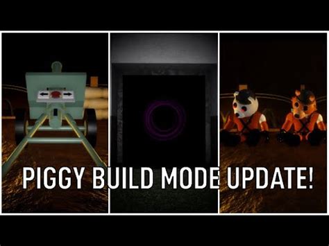 EVERYTHING In The NEW PIGGY BUILD MODE UPDATE Roblox YouTube