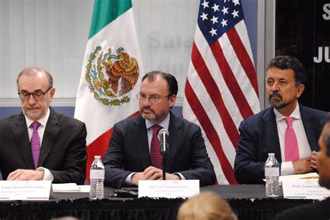 Visita El Canciller Videgaray Los Angeles California Secretar A De