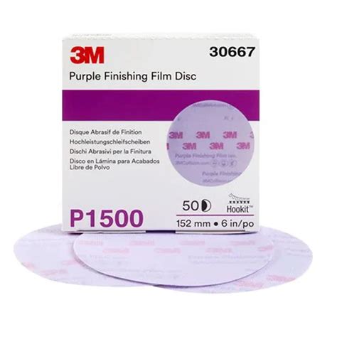 Disque De Finition Violet 3M 260L 152mm 6 Pouces Pour Crochet P1500 800