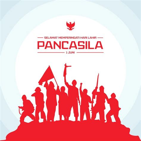 Ilustraci N De Fondo De Celebraci N Del D A De Pancasila Vector Premium