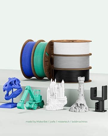 ELEGOO PLA Filament 1 75mm Clear 1KG PLA Plus Tougher And Stronger 3D