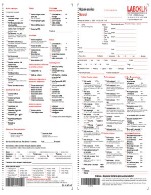 Fillable Online Laboklin Hoja De An Lisis General Laboklin Fax Email
