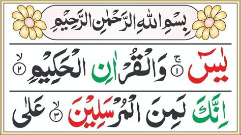Surah Yaseen Full Surah Yasin Recitation With Hd Arabic Text Surah