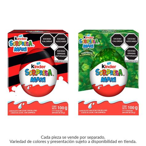 Huevo De Chocolate Kinder Sorpresa Maxi G Walmart