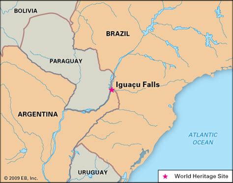 Iguazu Falls Map