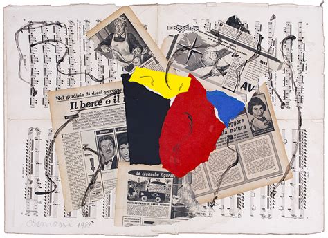 Arturo Carmassi Senza Titolo Tecnica Mista E Collage