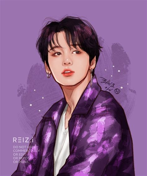 REIZ I On Twitter Jungkook Fanart Fan Art Bts Drawings