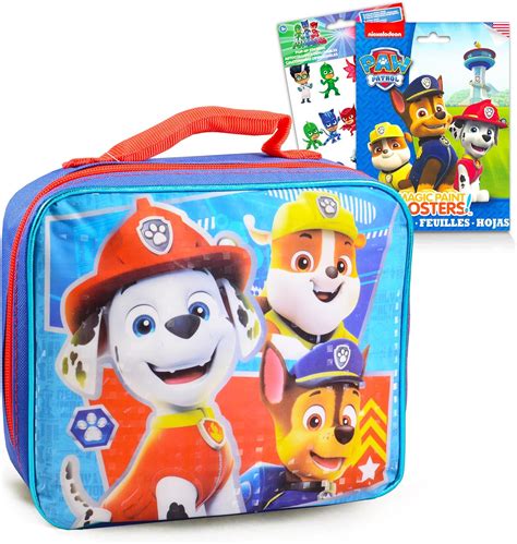 Paw Patrol Lunch Box Travel Activity Set Insulated Paw Patrol Lunch