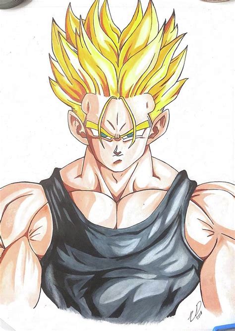 Drawing Kid Trunks Super Saiyan Youtube