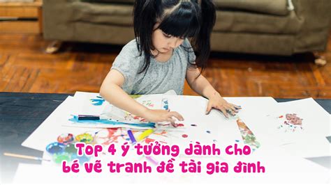 15 mẹo vẽ tranh gia đình đẹp nhất đơn giản cho người mới bắt đầu