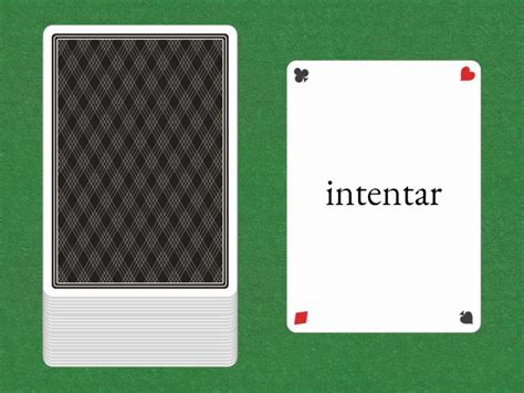 Los Verbos Random Cards