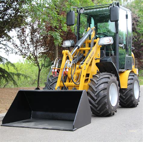 KIMA908 Hydrostatic System Mini Wheel Loader Passed CE Test Cabin