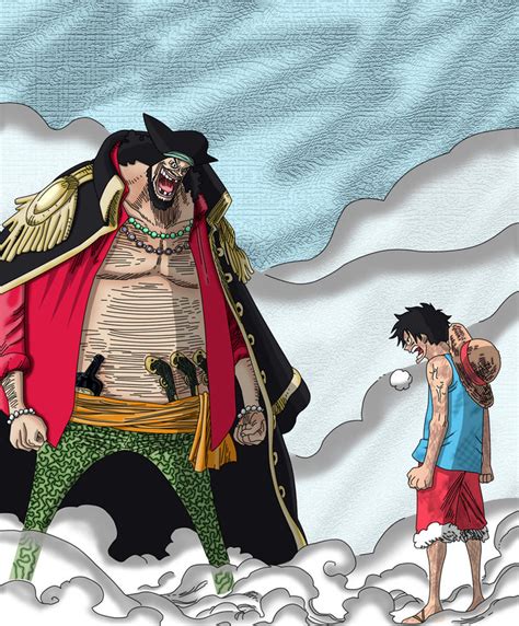 One Piece Luffy Vs Barbe Noire By Giamini On DeviantArt