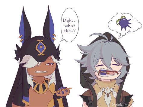 Cyno And Razor Genshin Impact Drawn By Pinkuma Danbooru