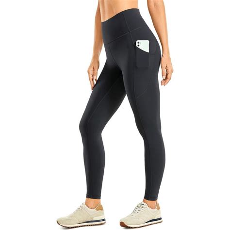 Crz Yoga Womens Brushed Naked Feeling Workout Leggings High