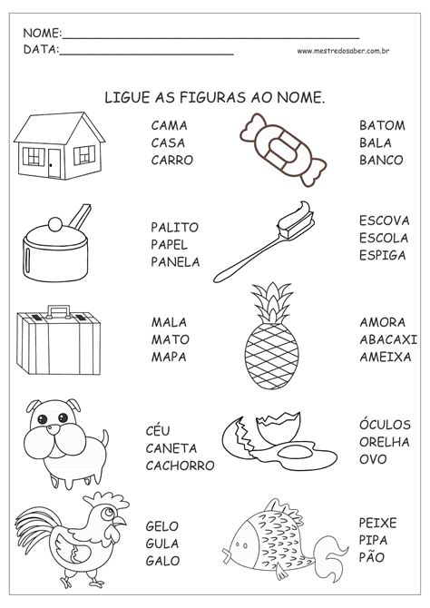 Atividades 1 Ano Para Imprimir Português FDPLEARN