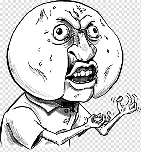 Y U No Face Meme Illustration Transparent Background Png Clipart