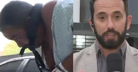 Homem ataca equipe de emissora de TV durante prisão em São Paulo