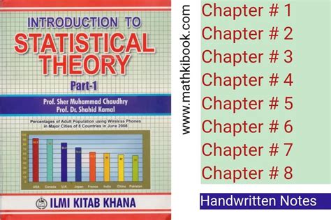 introduction to statistical theory part 1 solutions prof sher muhammad chaudhry