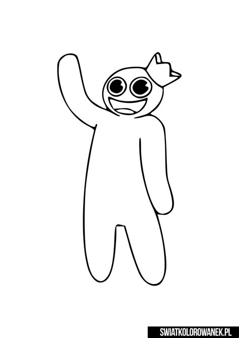 Kolorowanki Rainbow Friends Wiatkolorowanek Pl
