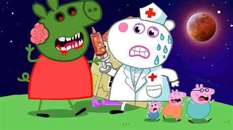 ZOMBIE APOCALYPSE Peppa Pig Zombies Appear At Hospital Peppa Pig