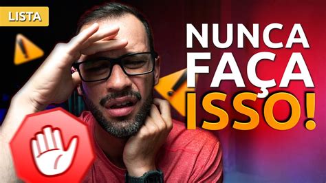 OS 10 MAIORES ERROS DO INVESTIDOR INICIANTE YouTube