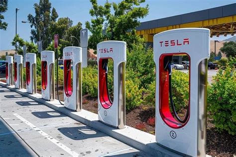 Tesla Ouvre Sa Plus Grande Station De Superchargeur En France