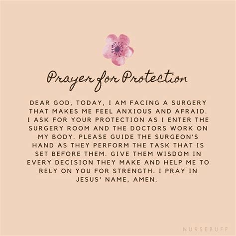 Prayer Before Surgery For People