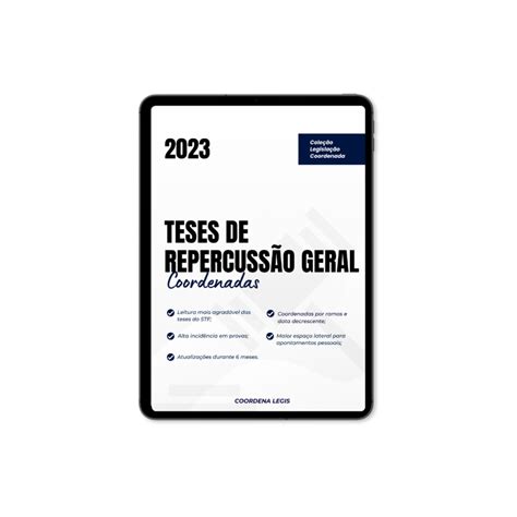Teses de Repercussão Geral do STF Coordena Legis