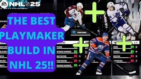 The Best Playmaking Build In Eashl Nhl World Of Chel Play Making