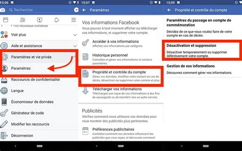 Facebook Comment supprimer définitivement votre compte Informatique