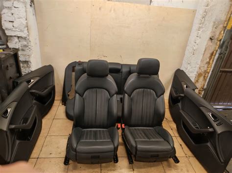 Wnętrze fotele tapicerki Audi A6 C7 4G Kombi 12540146738 oficjalne